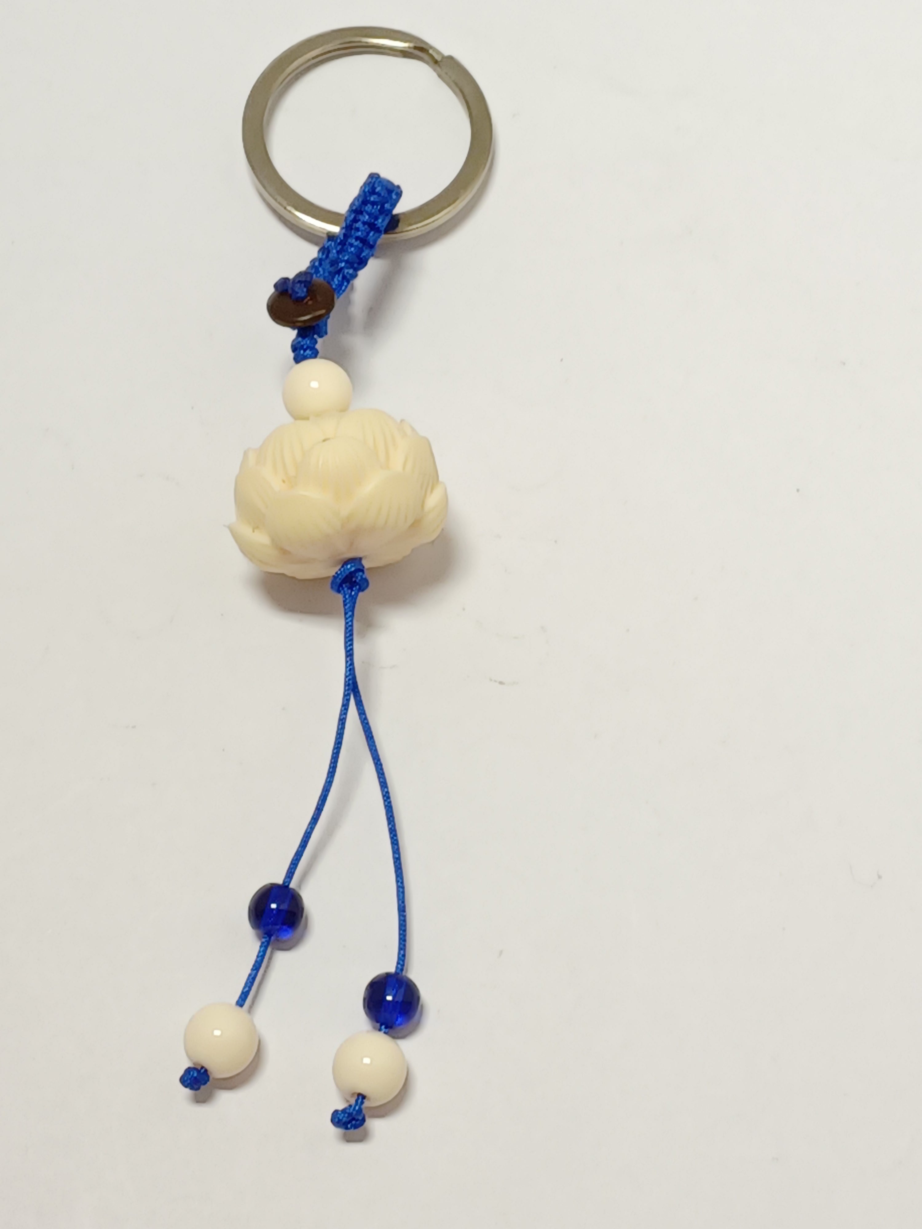 Lotus Flower Keychain – Crystal Treasures Co