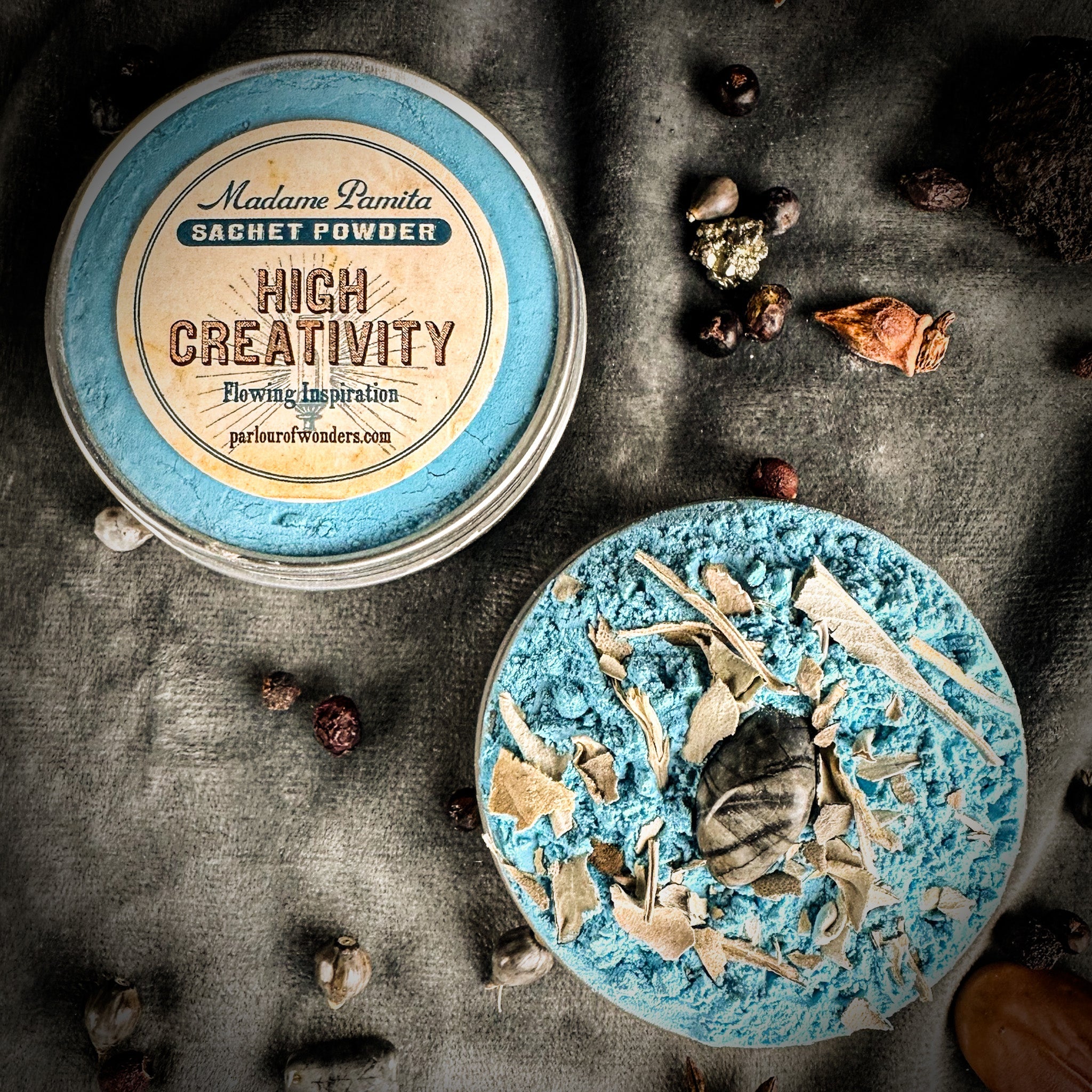 High Creativity Sachet Powder by Madame Pamita – Crystal Treasures Co